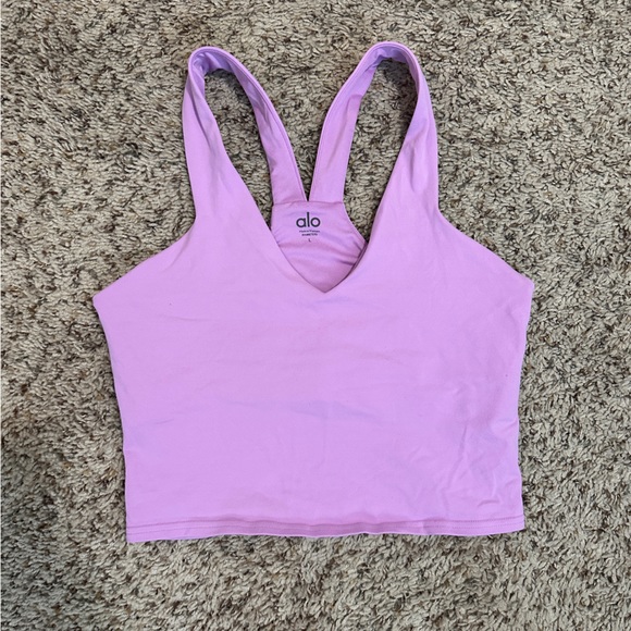 ALO Yoga | Tops | Alo Airbrush Real Bra Tank | Poshmark